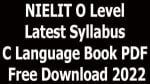 NIELIT O Level Study Material Book PDF Free Download