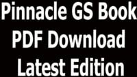 Pinnacle GS Book PDF Download Latest Edition